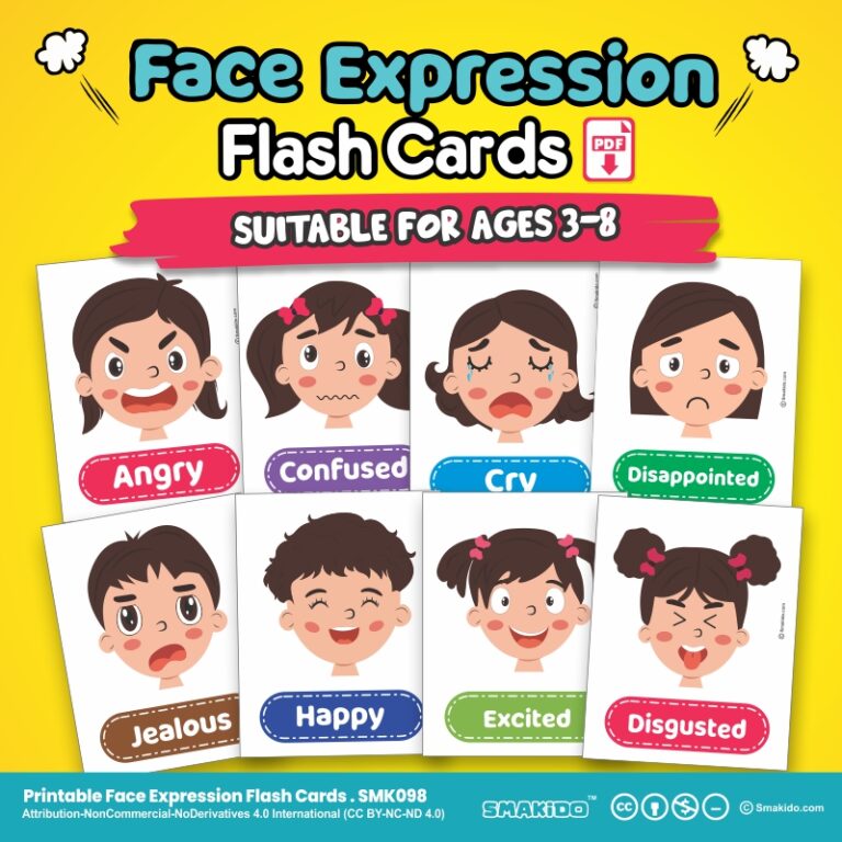 Printable Face Expression Flash Cards | Emotion Flash Cards For Speech ...