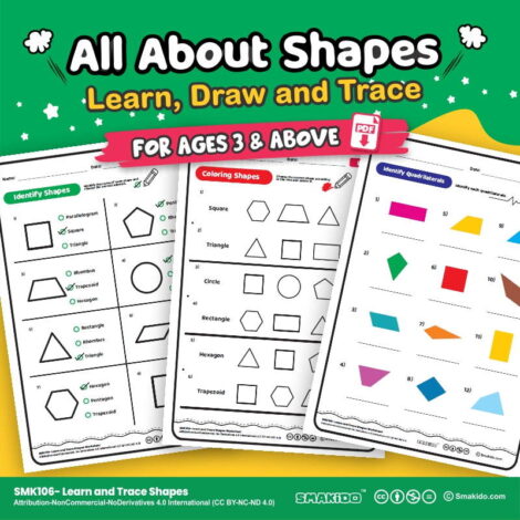 All About Shapes- Learn, Draw & Trace Shapes For Preschoolers ...