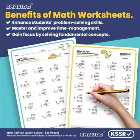 📢950 pages | Full Collection of Printable Math Addition Worksheets ...
