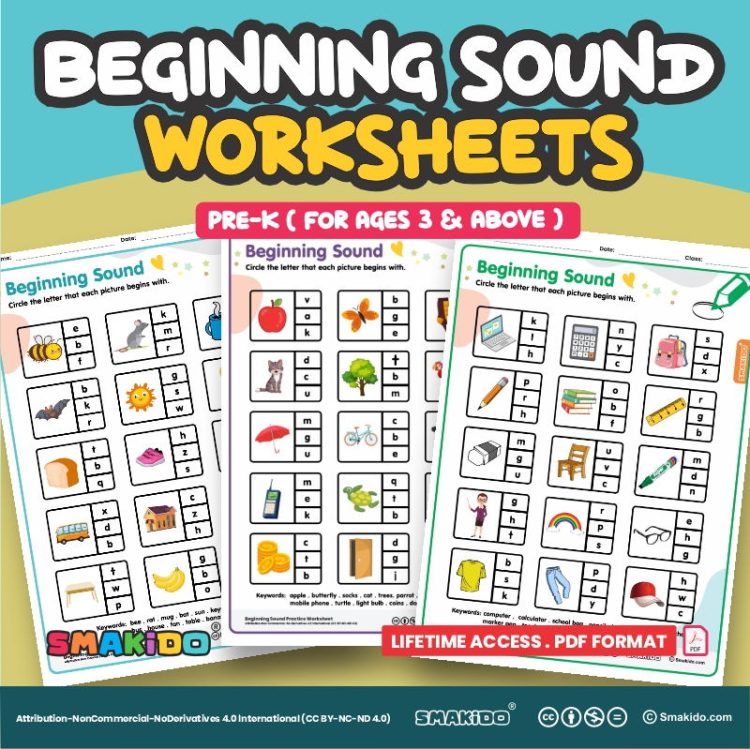 Beginning Sound Worksheets | Printable English Worksheets ...