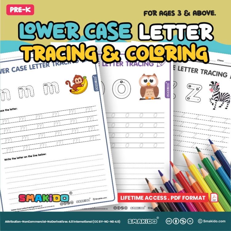 Lower Case Letter Tracing Worksheets | Printable Worksheets For Kids ...